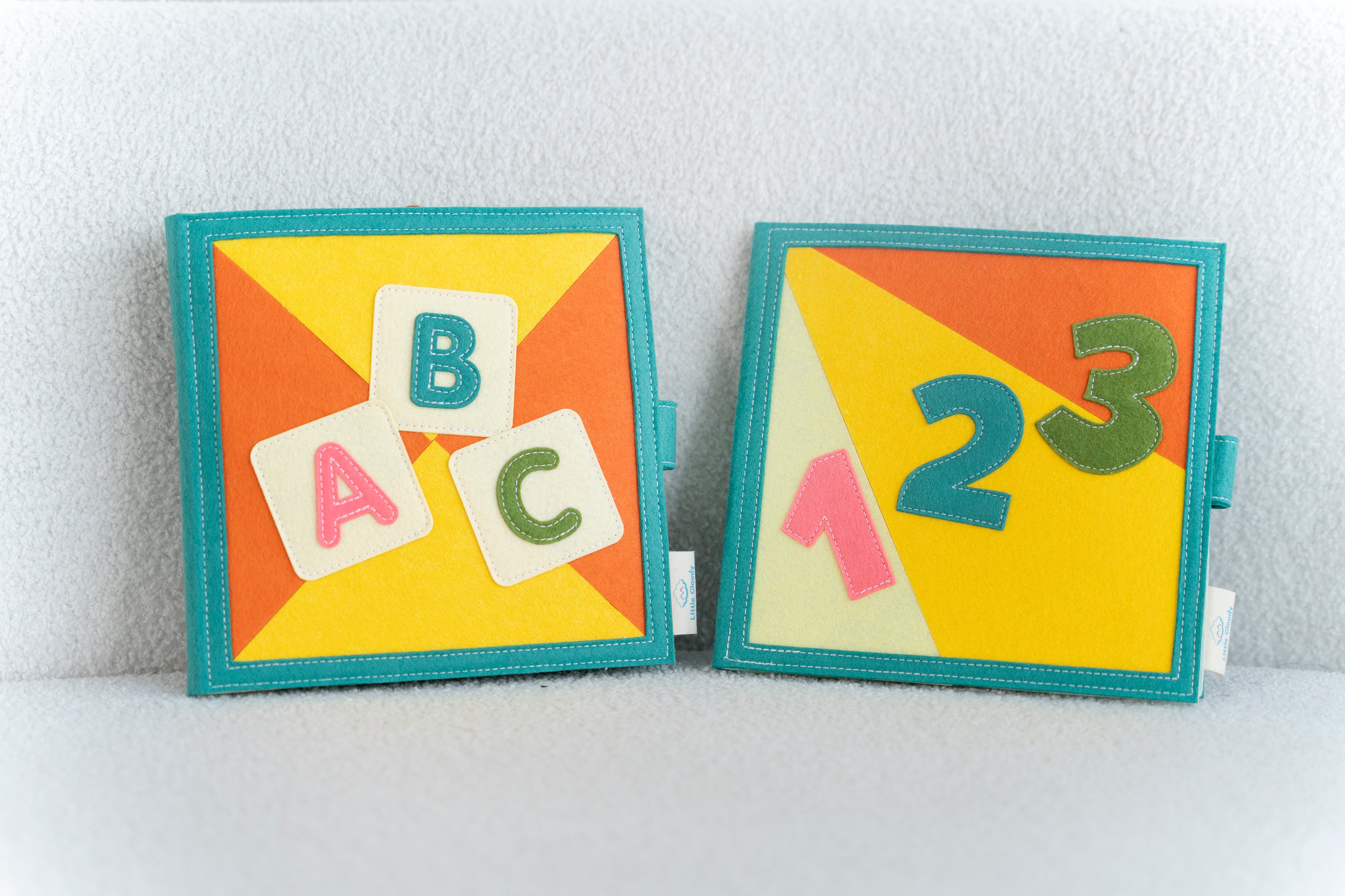 Toddlers and Letters: Exploring Alphabet Busy Books, Felt Handmade Boo