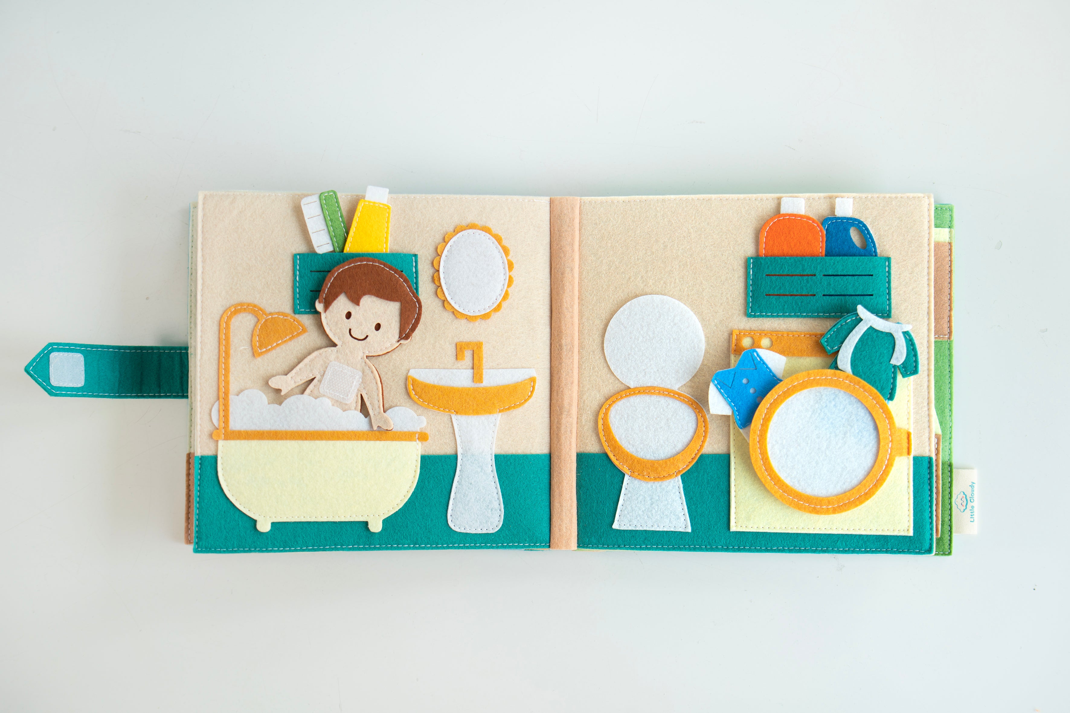 Boys House Quiet Book | Little Boys House Quiet Book | Little Cloudy