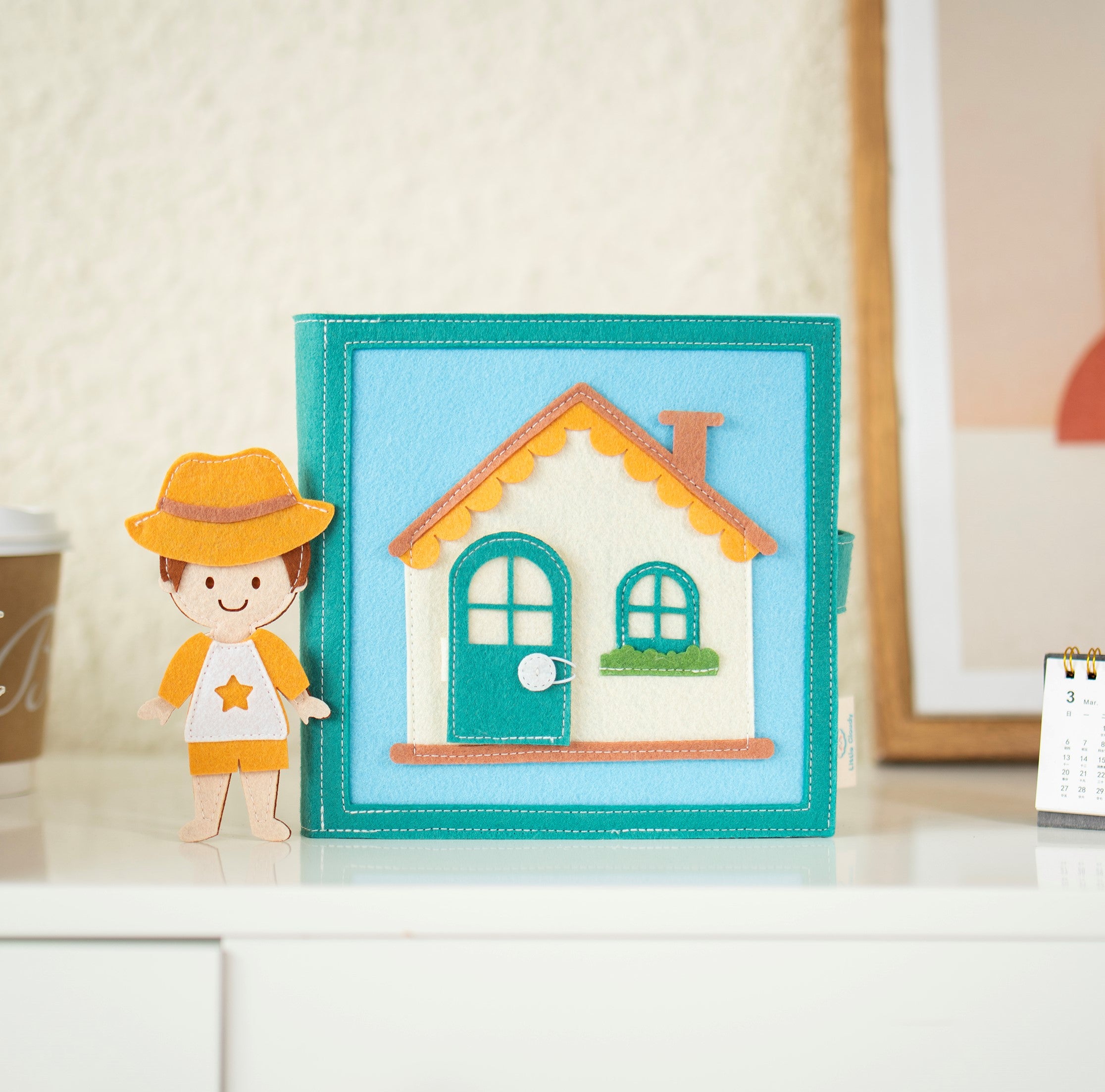 Boys House Quiet Book | Little Boys House Quiet Book | Little Cloudy